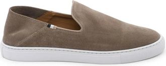 HUGO BOSS Homme, Chaussures, Beige, Taille: 43 EU Baskets Slip-On en Daim Beige