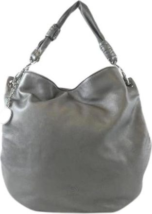 Loewe Sac bandouli&egrave;re en cuir m&eacute;tallis&eacute; Pre-owned - Femme - Pre-owned - Gris - Taille: ONE Size