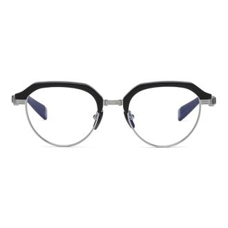 Balmain Femme, Accessoires, Noir, Taille: ONE Size Lunettes Modernes Panto en Titane Noir