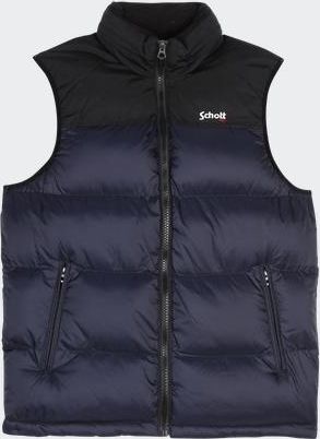 Schott NYC Doudoune col montant droite sans manches - Taille XXL