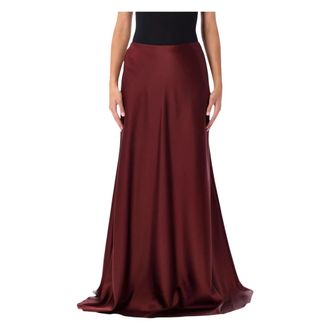 Ralph Lauren Masina Langer Rock - - Skirts - Damen - Rot - XS