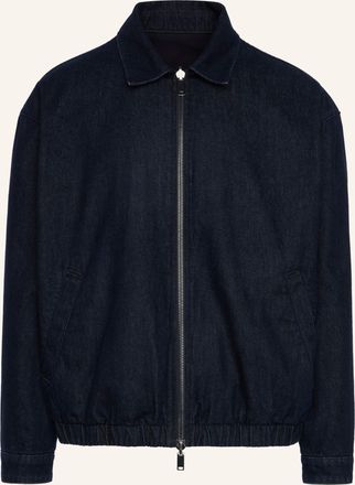 7 For All Mankind Reversible Bomber Jacket blau
