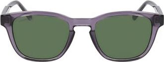 Lacoste Mens Sunglasses L6026S/N - Transparent Grey with Lens