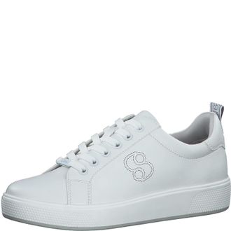 s.Oliver Damen 5-5-23630-30 Sneaker, White, 41 EU