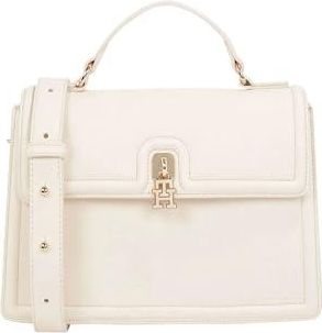 Tommy Hilfiger Eternity Mini Satchel Sac à main à bandoulière Blanc crème, beige
