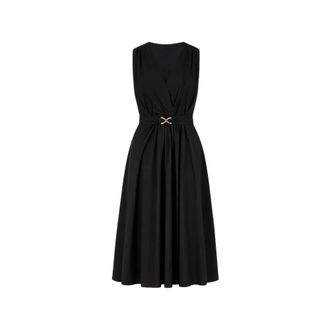 Twinset Femme, Robes, Noir, Taille: 38 FR Midi Dress