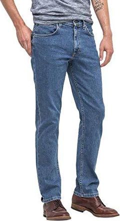 Lee Brooklyn Straight_Deals Jeans Homme, Milieu Lavage de pierre Kx, 36W / 30L
