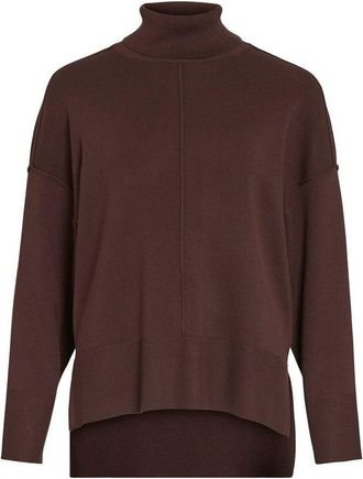 Vila Rollkragenpullover VIOSTRIA (1-tlg) Plain/ohne Details