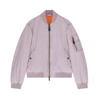 Guess Washed Bomber Jacket - - Jackets - Damen - Lila - S