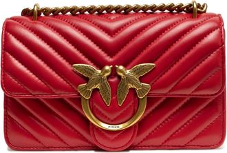 Pinko Pinko, Femme, Sacs, Rouge, Taille: ONE Size Mini Love Bag One Chevron