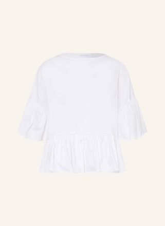 Rich & Royal Blusenshirt Mit 3/4-Arm Und R&uuml;schen weiss