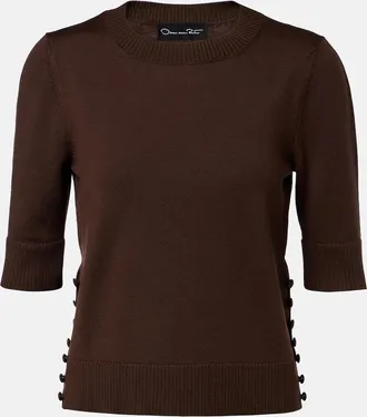 Oscar De La Renta Pullover aus Schurwolle