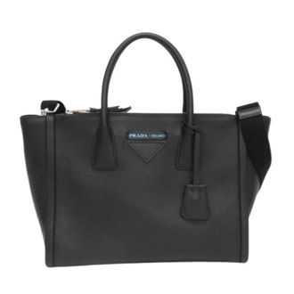 Prada Sac &agrave; main vintage Pre-owned - Femme - Pre-owned - Noir - Taille: ONE Size