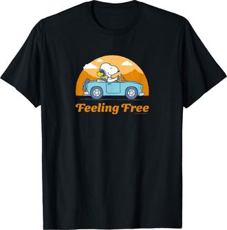 Peanuts Snoopy Woodstock Feeling Free T-Shirt