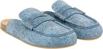 J.W.Anderson Femme, Chaussures, Bleu, Taille: 39 EU Stitch Loafer