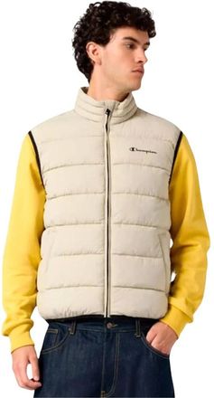 Champion Polyfilled Weste - - Jackets - Herren - Beige - S