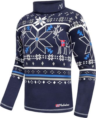 Nebulus Herren Rolli Coaster, Rollkragen, Langarm, Navy - XXL