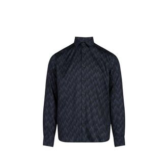Eton Chemise droite col classique imprim&eacute;e