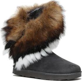 La Modeuse Bottines avec tige effet fourr&eacute;