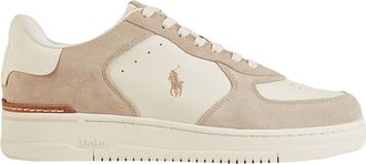 Ralph Lauren Masters Court Leather-Suede Sneaker