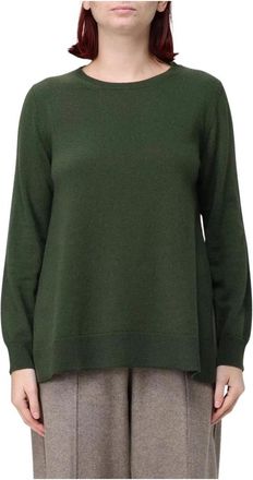 KANGRA Rundhals-Strickware - - Knitwear - Damen - Gr&uuml;n - M