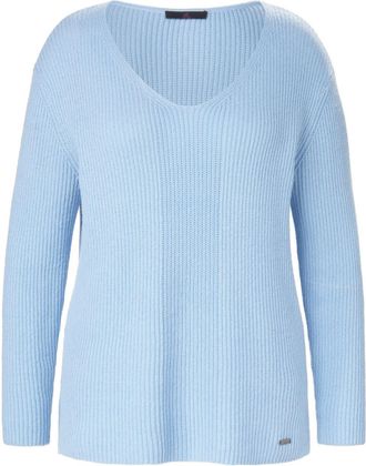 Emilia Lay V-Pullover Emilia Lay blau