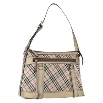 Burberry Pre-owned Canvas Schultertasche - - Pre-owned - Damen - Beige - ONE SIZE