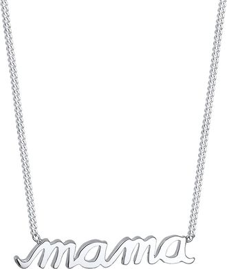 Elli Halskette Damen Mama Schriftzug Wording Muttertag Liebe in 925 Sterling Silber