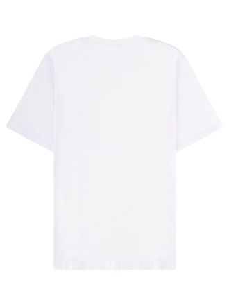 Diesel Logo-Embroidered Cotton T-Shirt - White