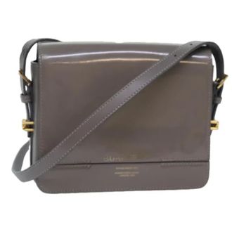 Burberry Pre-owned Leder Schultertasche - - Pre-owned - Damen - Grau - ONE SIZE