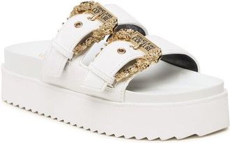 Versace Jeans Couture Pantoletten 74VA3SM1 Wei&szlig;