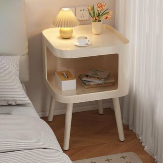 Generic Kleine Nachttische, Beistelltische Aus Schmiedeeisen, Doppelst&ouml;Ckige Ablagefl&auml;Che, Hohe Belastbarkeit