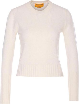 Guest In Residence Rundhalspullover - Weiß