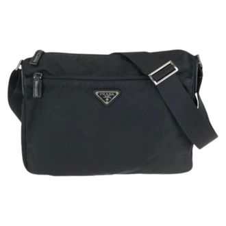 Prada Pre-owned Sac bandouli&egrave;re en nylon Tessuto - Homme - Pre-owned - Noir - Taille: ONE Size