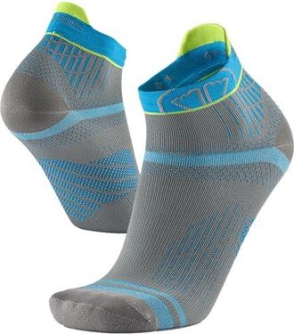 Sidas Chaussettes Run Feel Course à Pied, 3 bandes de grip anti-dérapantes, Tricotage aéré, Gestion des odeurs, Chaussettes Running Homme et Femme
