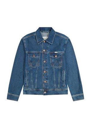 Wrangler Veste en jean classique pour homme, D&eacute;lav&eacute;, 4XL