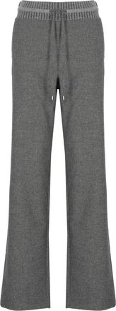 D.exterior Wollhose mit Kordelzug - - Trousers - Damen - Grau - M