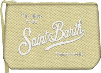 MC2 Saint Barth Femme, Sacs, Jaune, Taille: ONE Size Aline Piquet Pochette