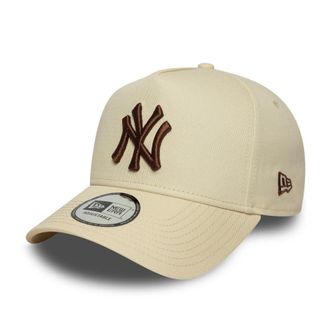 New Era E-Frame Snapback Cap - New York Yankees beige