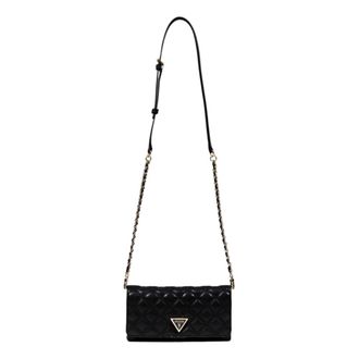 Guess Gesteppte Xbody Flap Organizer Tasche - - Bags - Damen - Schwarzk - ONE SIZE