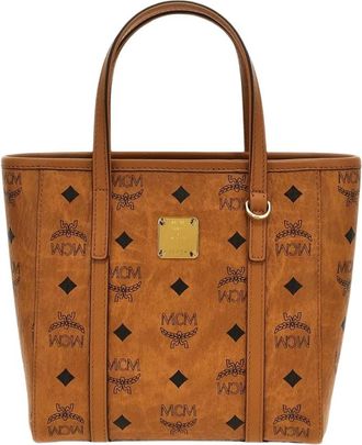 MCM Mcm, Femme, Sacs, Brun, Taille: ONE Size Mini Visetos Tote