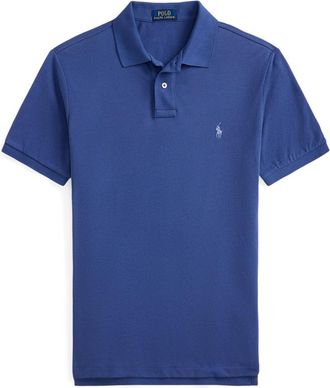 Ralph Lauren Piqu&eacute;-Poloshirt mit Pony-Stickerei, Custom Slim Fit in