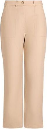 Vila Pantalon &agrave; rayures en coton m&eacute;lang&eacute;