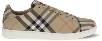 Burberry Mens Sneakers Set Check Sand Ip Trainers
