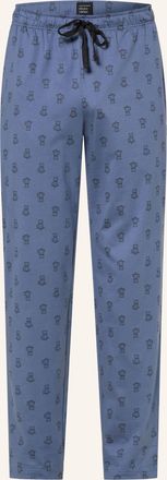 Schiesser Schlafhose Mix+Relax blau