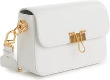 Off-white Sac &agrave; bandouli&egrave;re Plain Binder en cuir