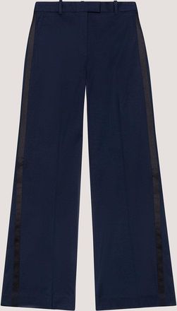 Circolo 1901 Masculine Trousers in Jersey Blu Navy / 40