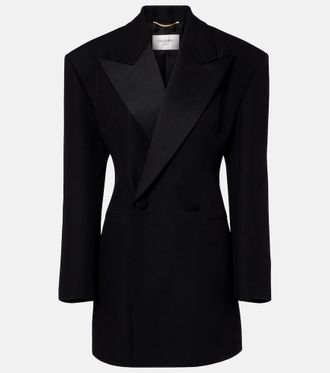 Saint Laurent Blazer aus einem Wollgemisch