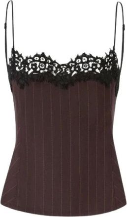 Pinko Pinko - Top sans manches - Femme - Tops - Rouge - Taille: 40 FR