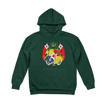 Generic Sweatshirts &Agrave; Capuche Hommes Doublure Polaire Imprim&eacute; Graphique Tonga Embl&egrave;me National Pull Hoodie Hauts Streetwear Vintage Pull De D&eacute;tente Athleisure